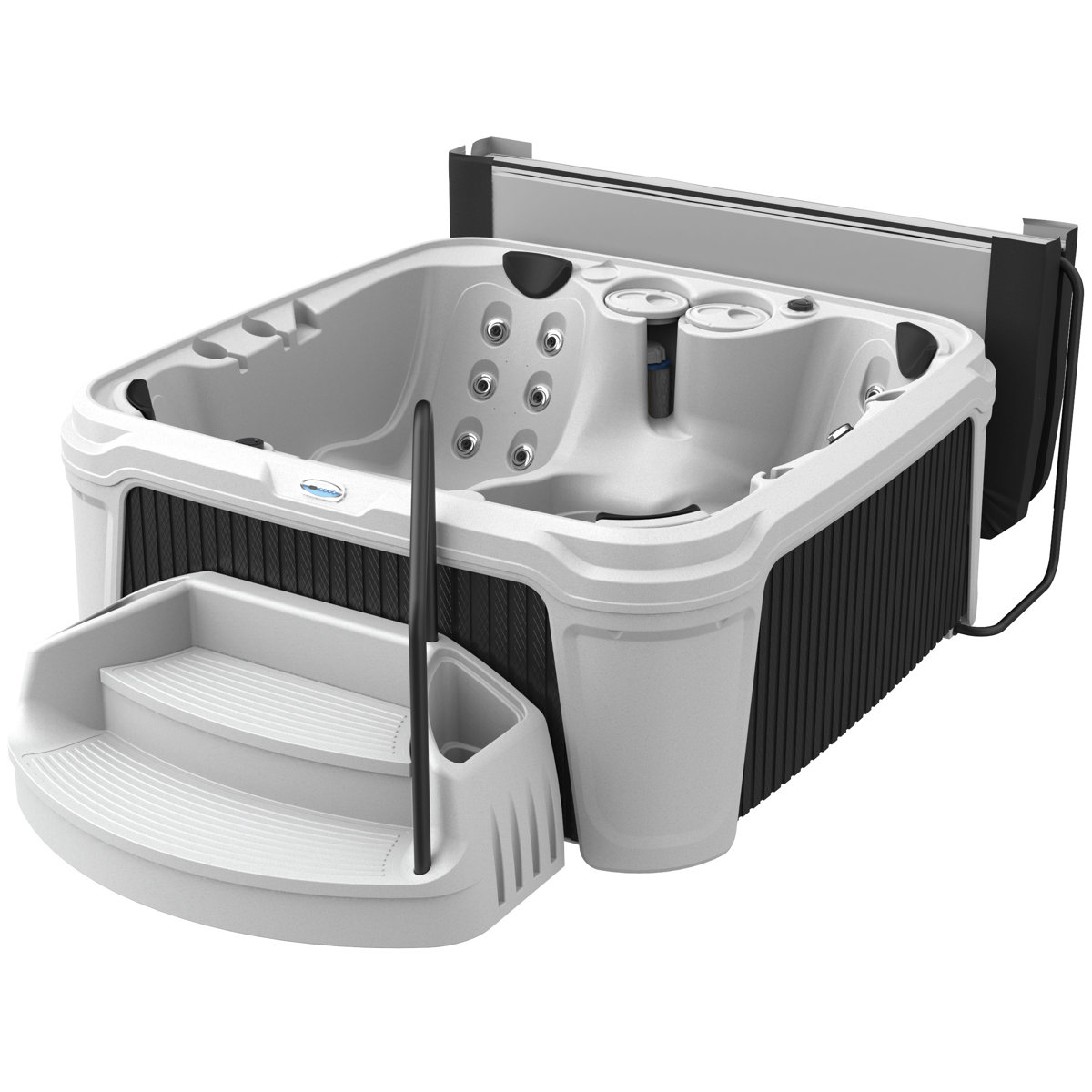 AquaRest Spas, powered by Jacuzzi® pumps AquaRest DayDream 2800L Limited Edition White/Black ...